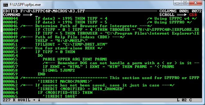 TextEditors Wiki: SPF/PC