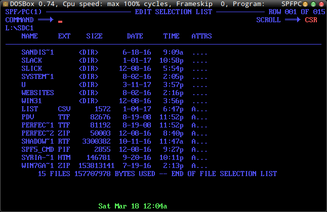 TextEditors Wiki: SPF/PC